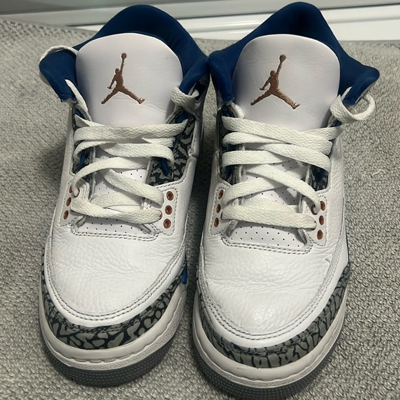 Jordan | Shoes | Size 4y Jordan Sneakers Whitebluegrayblack | Poshmark